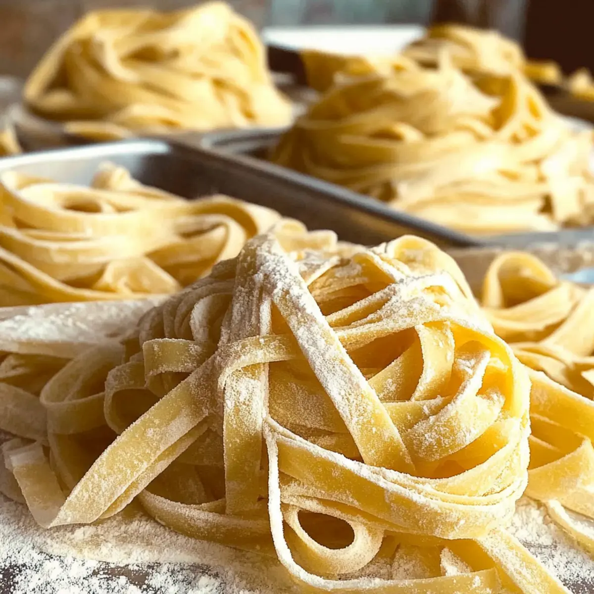 Irresistible Fresh Fettuccine Pasta: Italy's Best
